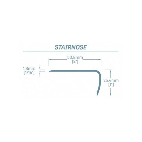 8' Stair Nosing For Flooring; YaleTown Floor