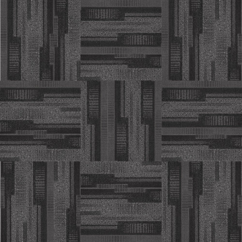 Next Floor Dedication Collection Tuxedo Carpet Tile, 13" W x 39" L ...
