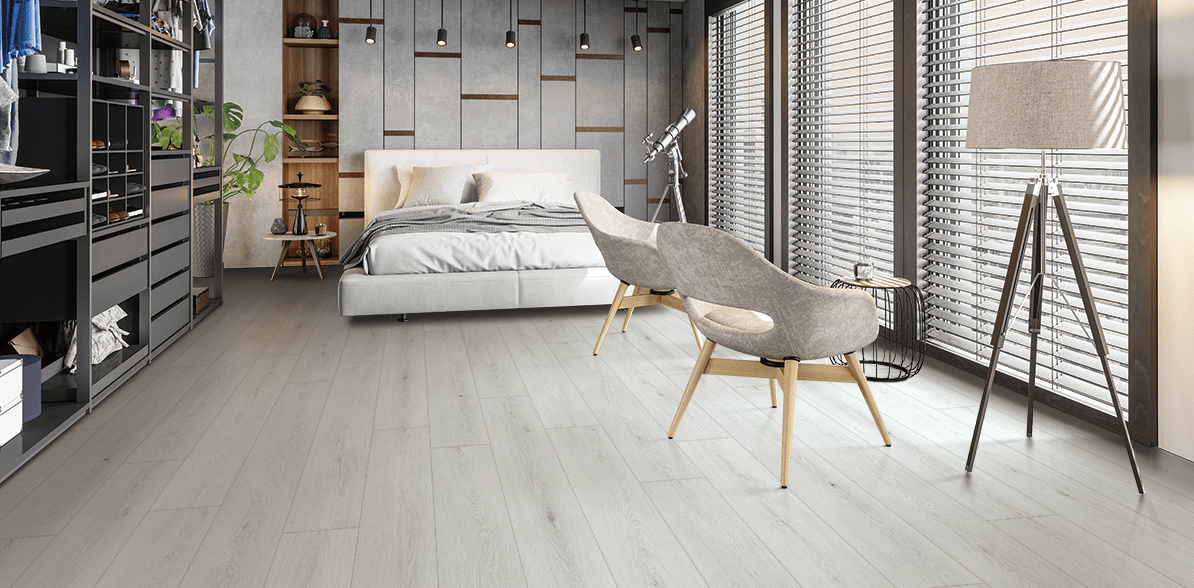 Twelve Oaks - Azure Collection - Seattle Mist; YaleTown Floor